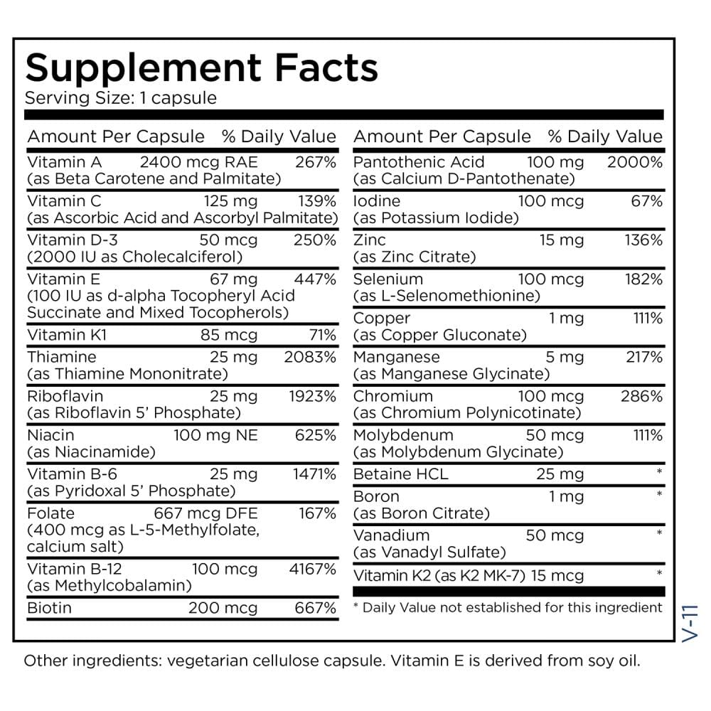 The Big One® Plus without Iron - 90 Capsules | Healthy Habits Living