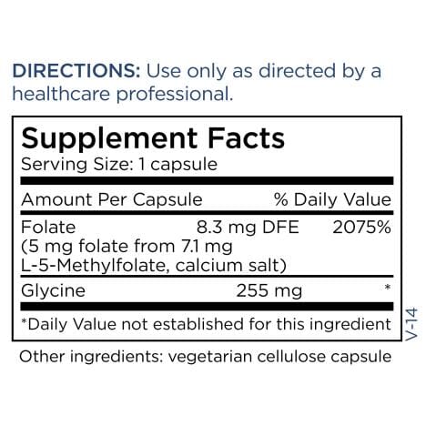 L-Methylfolate 5 mg - 90 Capsules | Healthy Habits Living