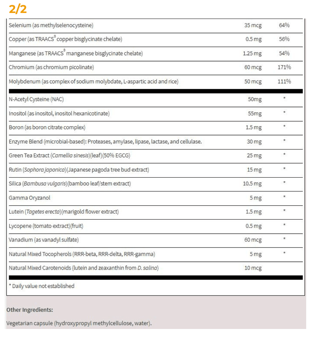 Core Multi - 120 Capsules | Healthy Habits Living