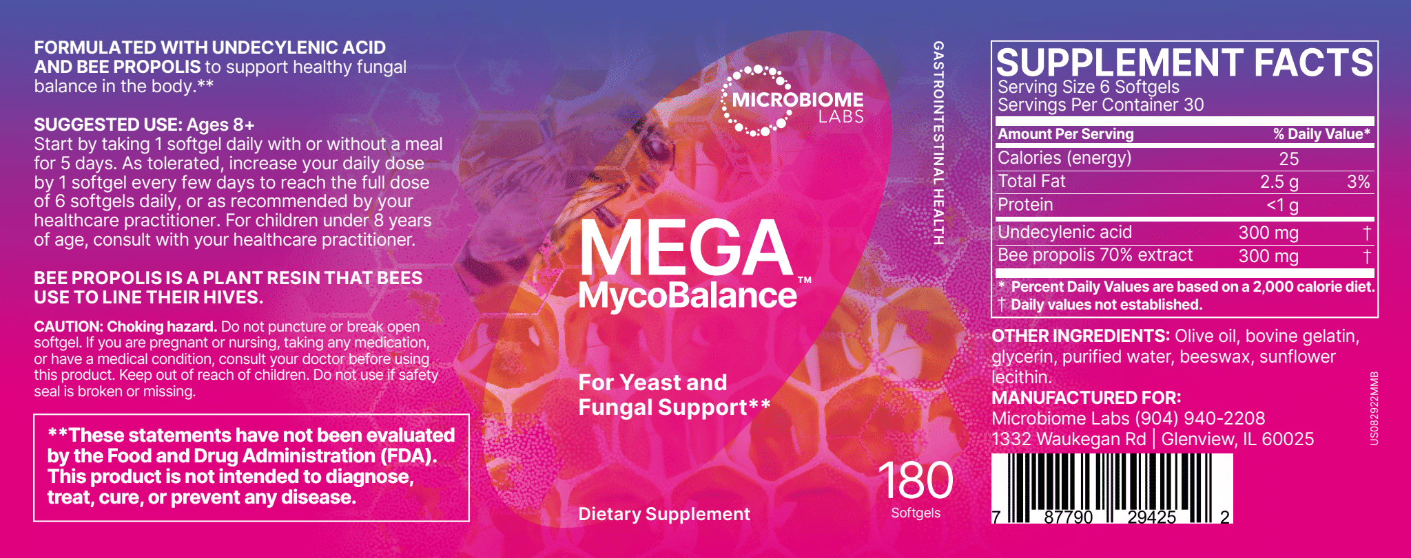 Mega MycoBalance - 180 Softgels | Healthy Habits Living