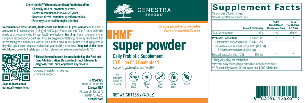 HMF Super Powder - 120 Servings – Healthy Habits Living