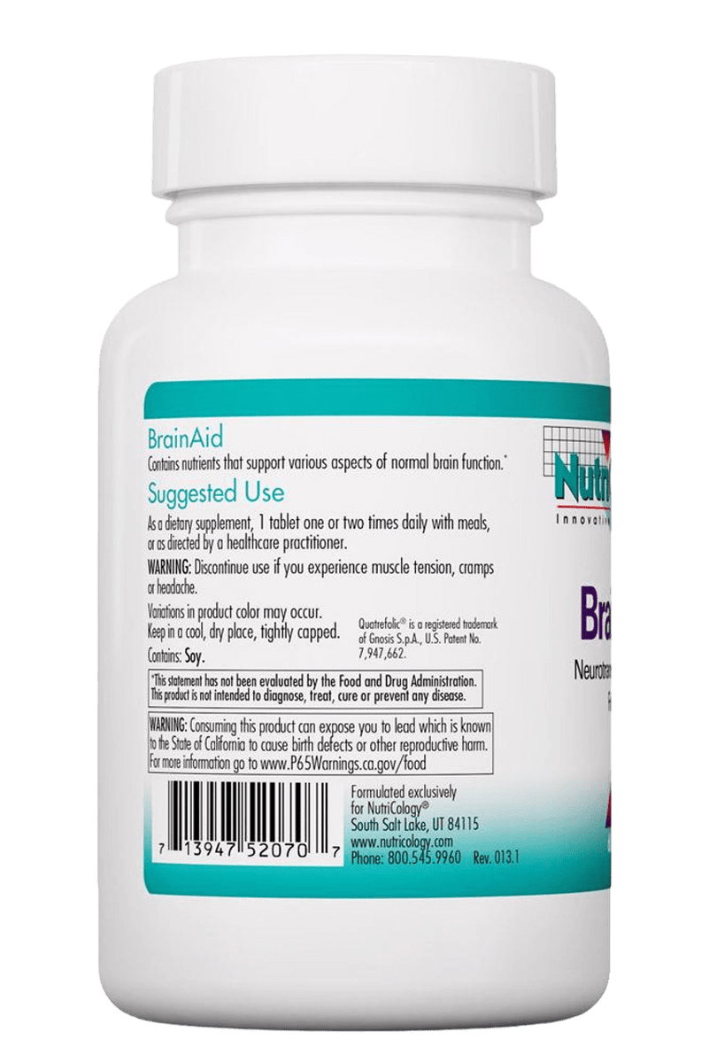 BrainAid - 60 Tablets | Healthy Habits Living