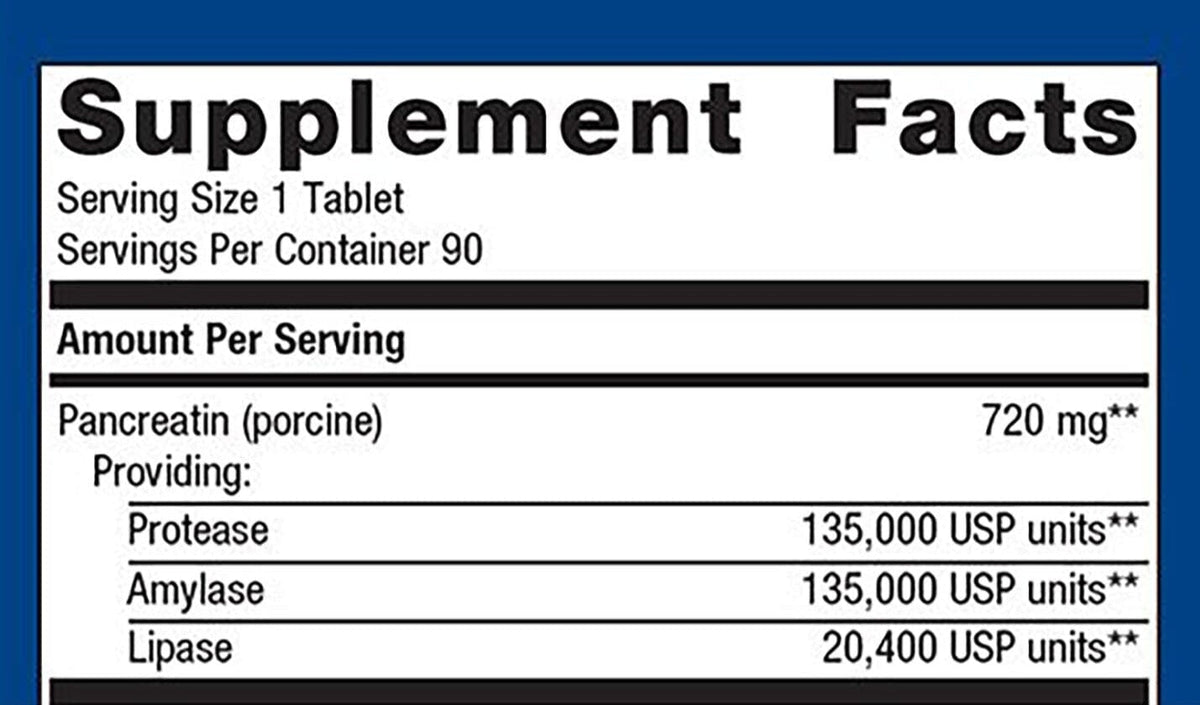 SpectraZyme® Pan 9x ES - 90 Tablets | Healthy Habits Living