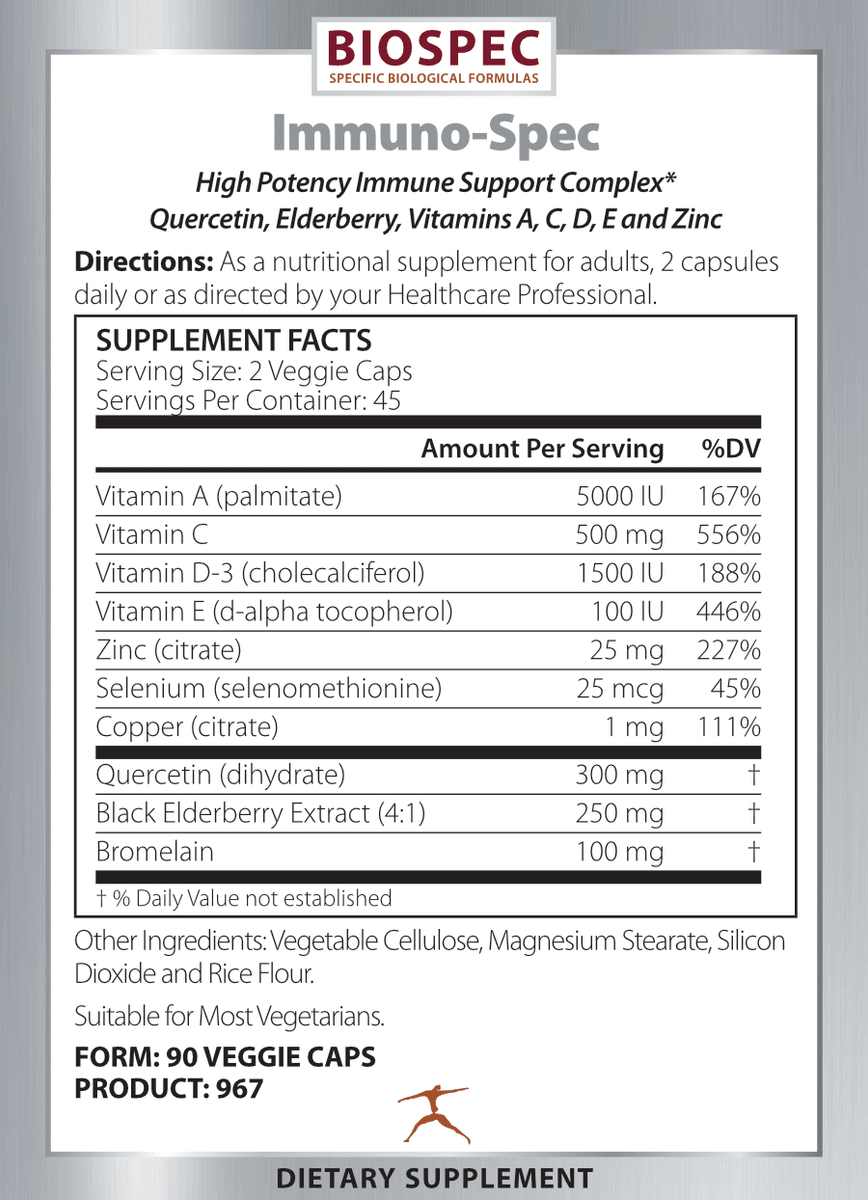 Immuno-Spec - 90 Capsules | Healthy Habits Living