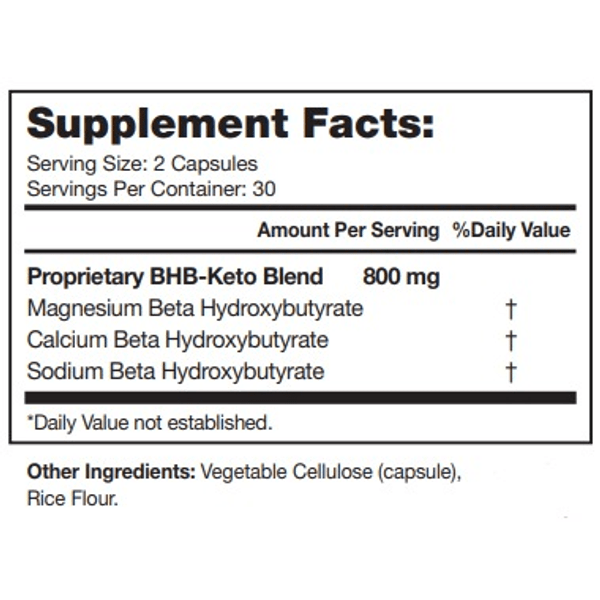 Rapid BHB Complex - 60 Capsules | Healthy Habits Living