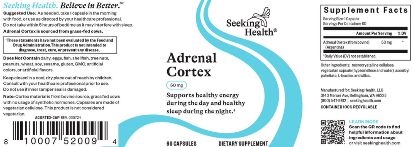 Adrenal Cortex - 60 Capsules