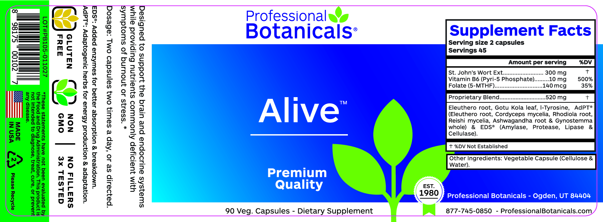 Alive™ - 90 Capsules – Healthy Habits Living