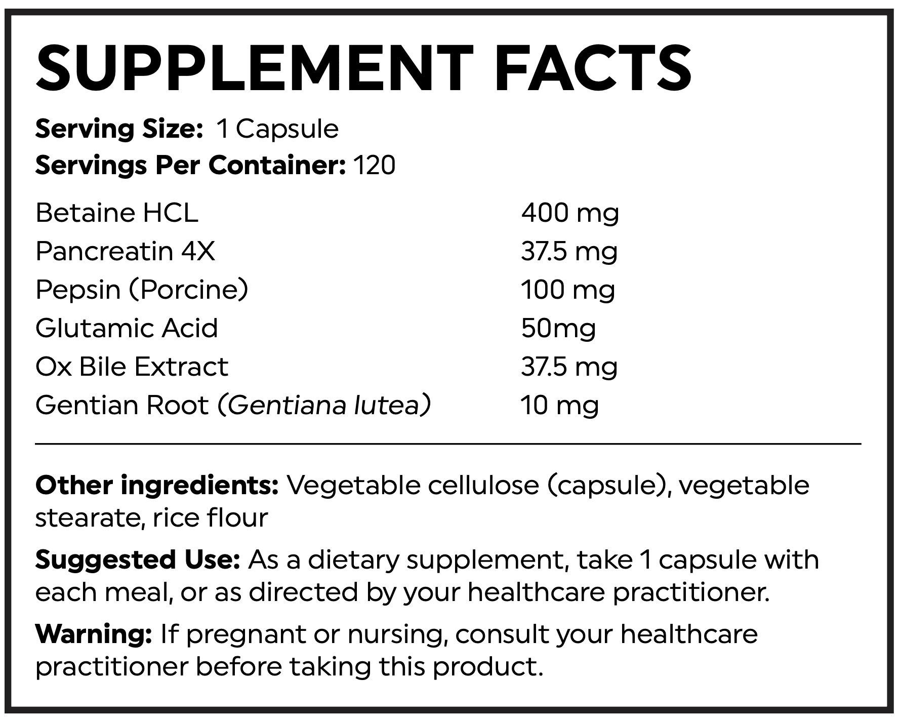 BetaZyme - 120 Capsules | Healthy Habits Living