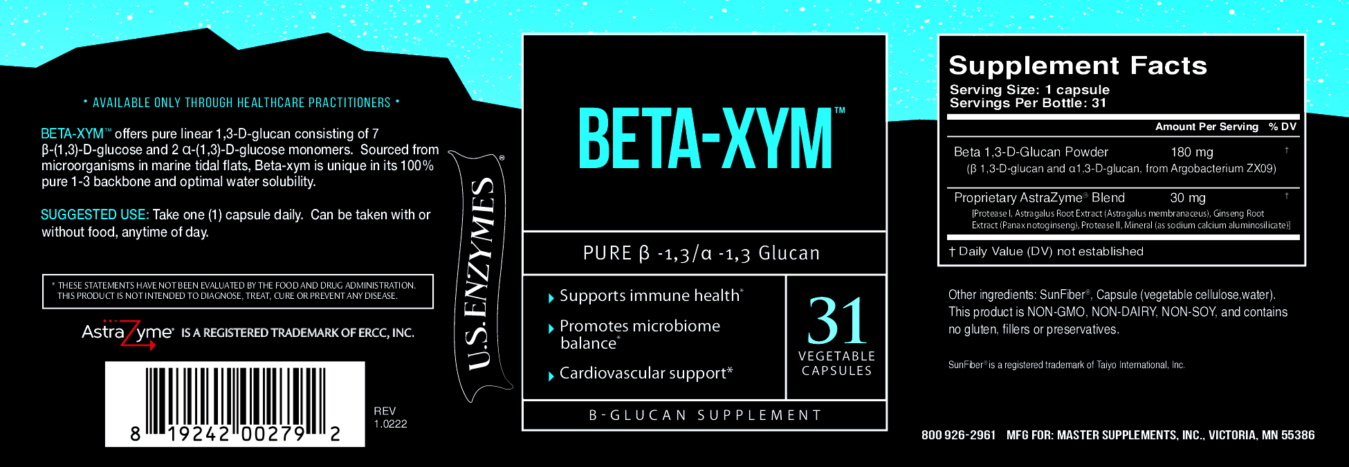 BETA-XYM™ - 31 Capsules | Healthy Habits Living