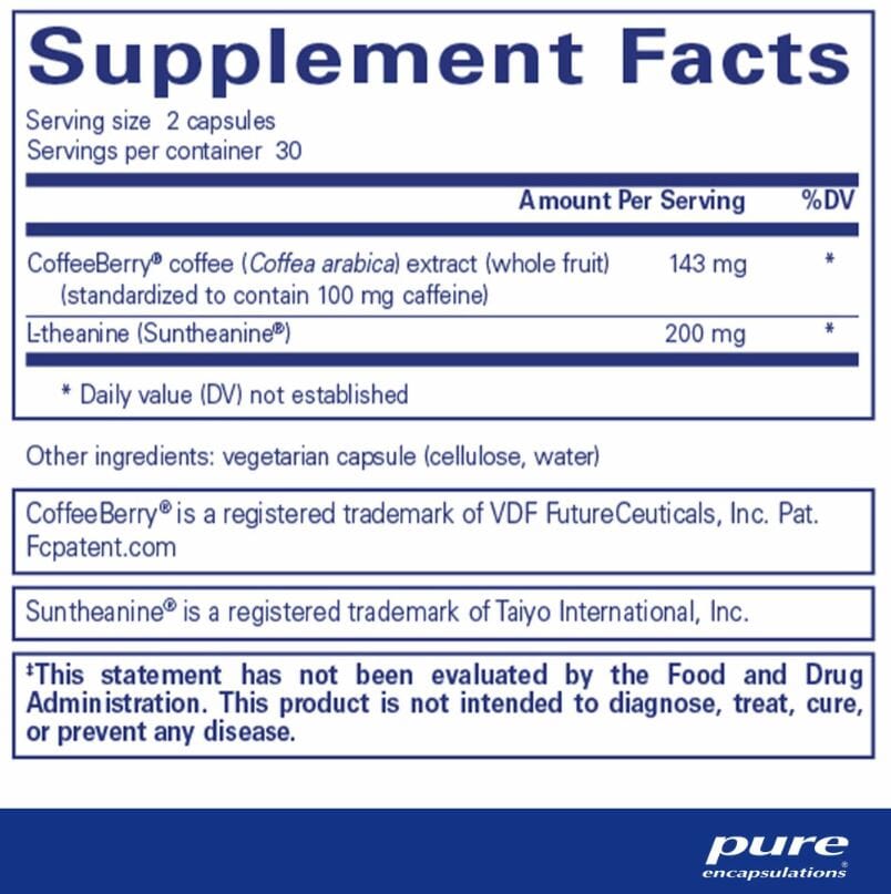CaffPhenol - 60 Capsules Vitamins & Supplements Pure Encapsulations