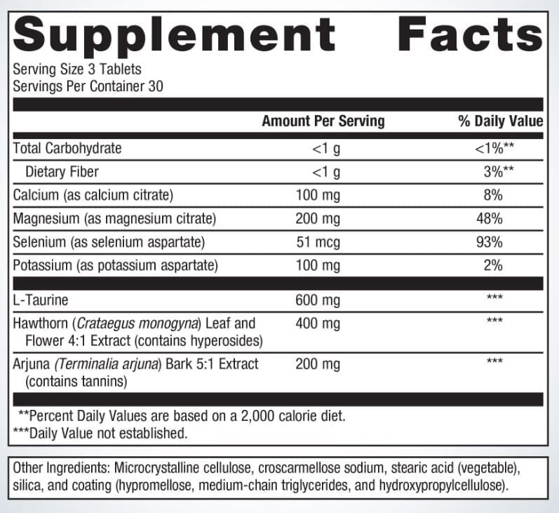 Cardiogenics® Intensive Care - 90 Tablets Default Category Metagenics