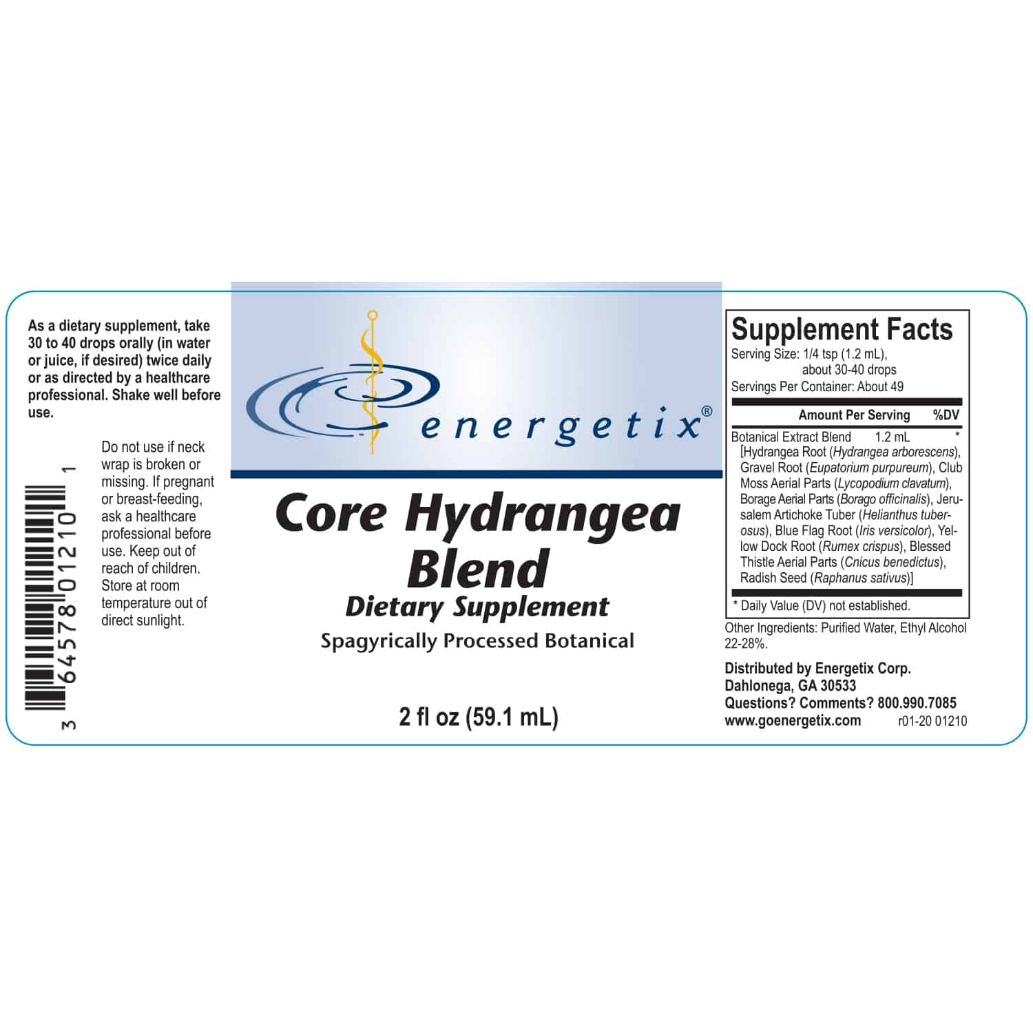 Core Hydrangea Blend - 2 fl oz Default Category Energetix