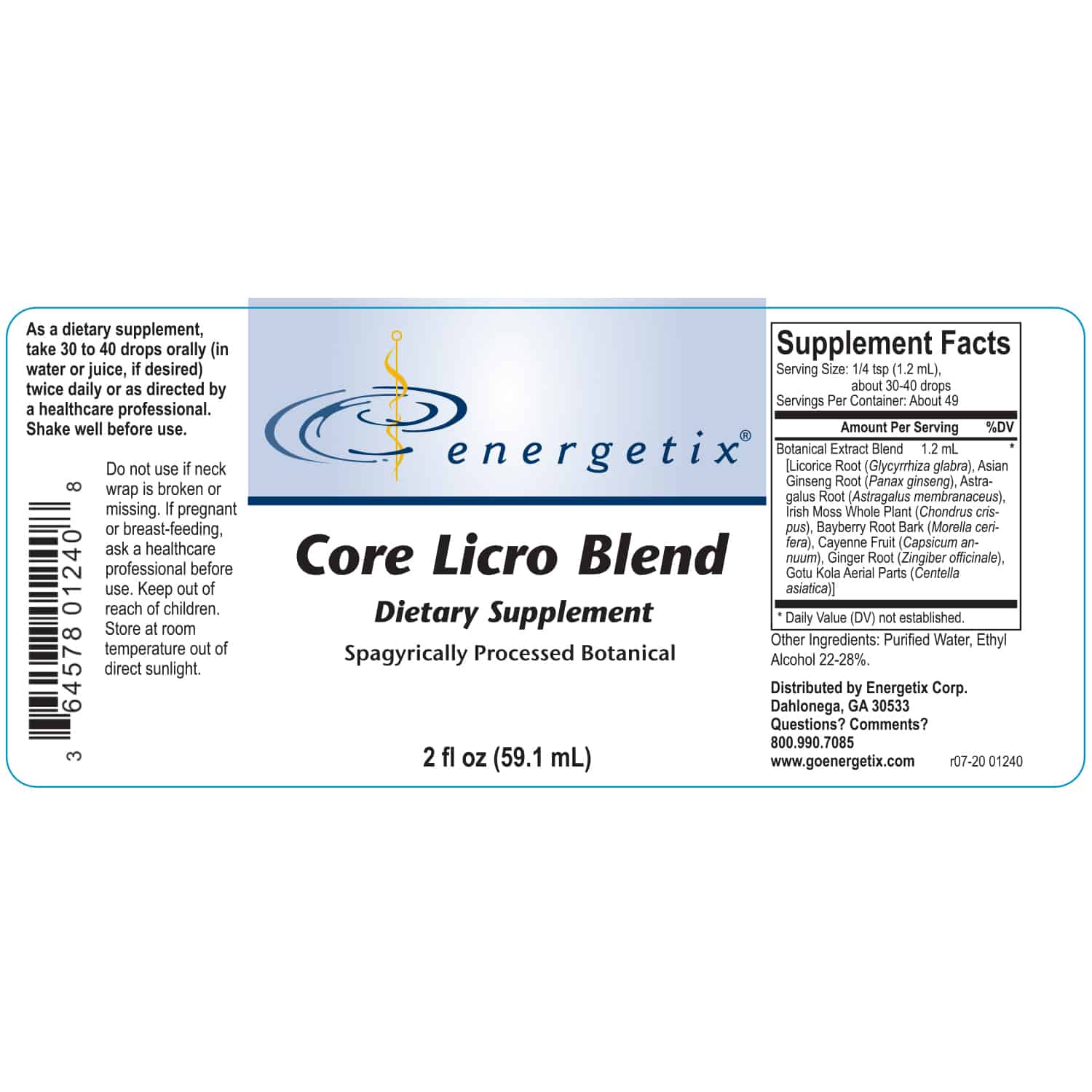 Core Licro Blend - 2 fl oz | Healthy Habits Living