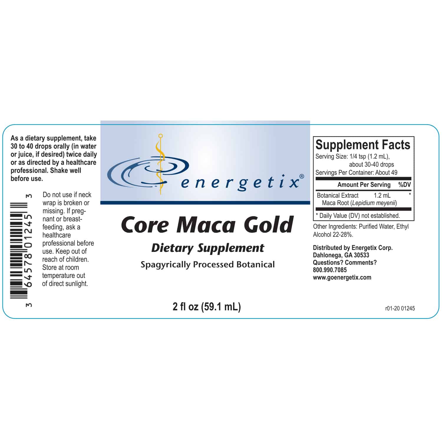 Core Maca Gold - 2 fl oz | Healthy Habits Living