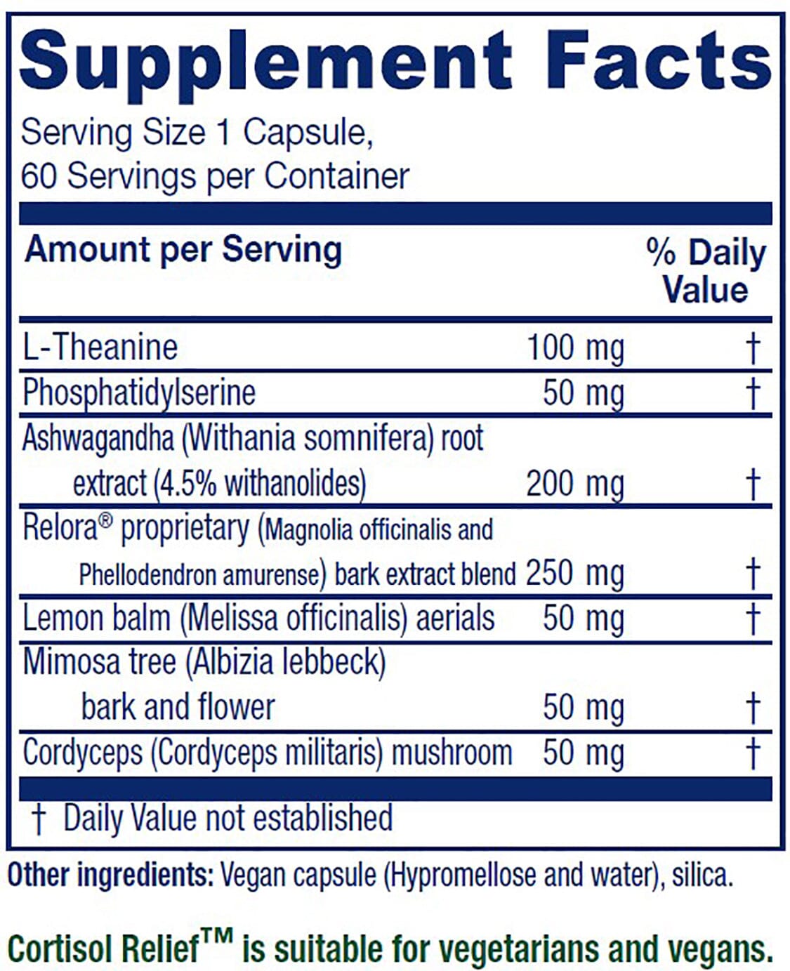 Cortisol Relief™ - 60 Capsules – Healthy Habits Living