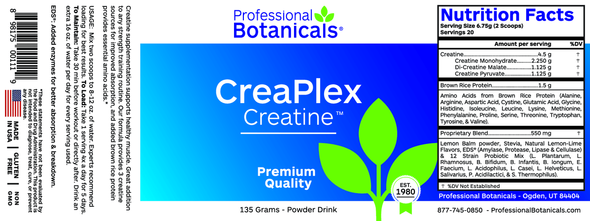 CreaPlex Creatine™ - 20 Servings – Healthy Habits Living