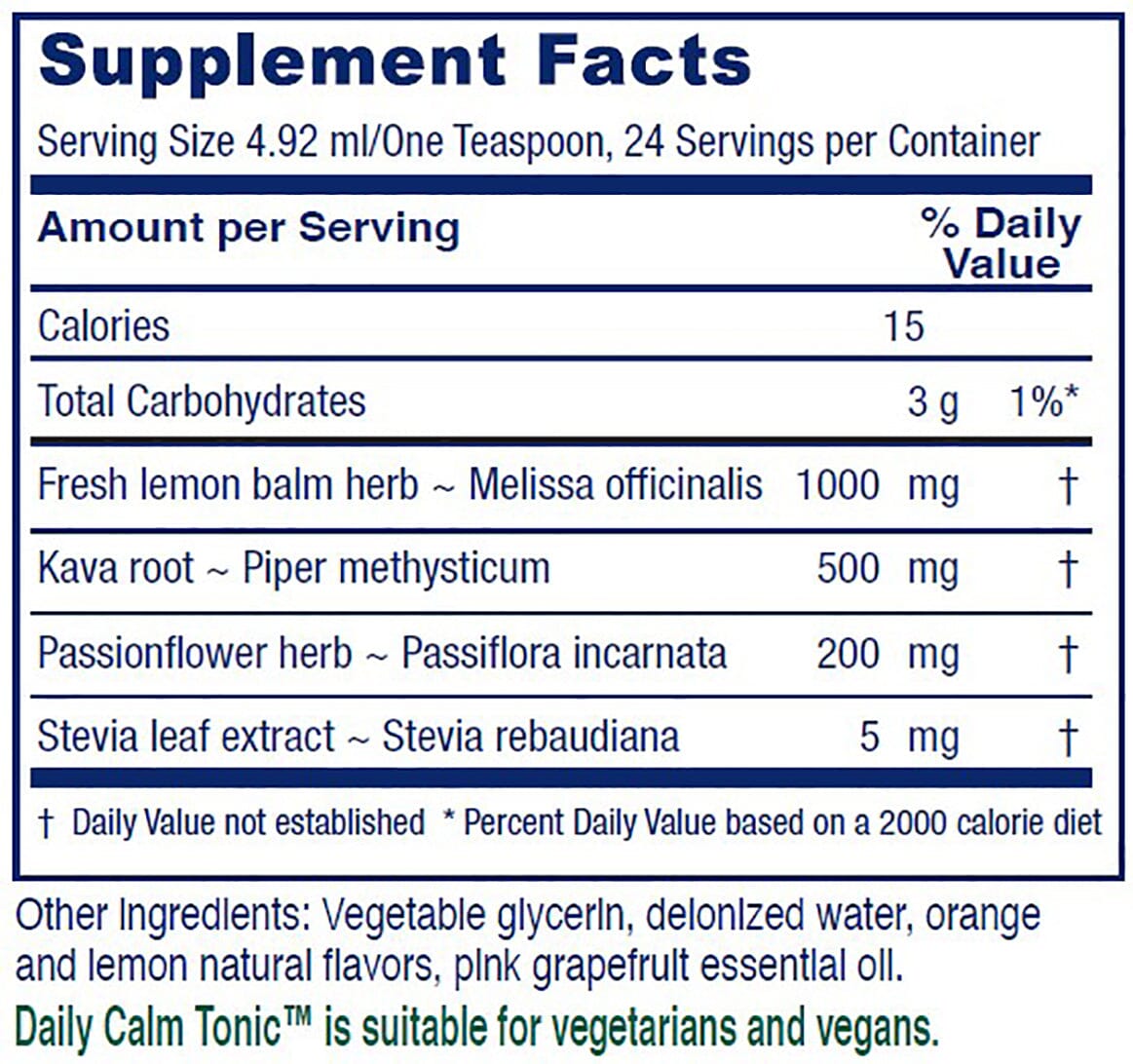 Daily Calm Tonic™ - 4 fl oz Default Category Vitanica