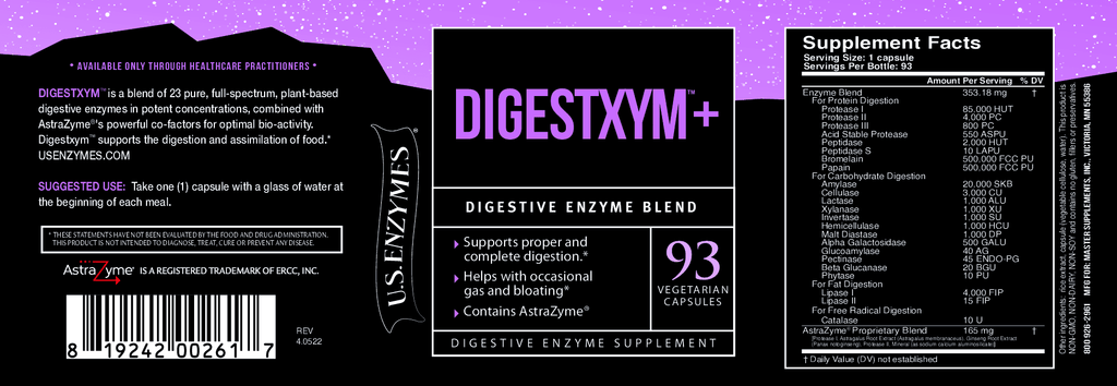DIGESTXYM™+ - 93 Capsules | Healthy Habits Living