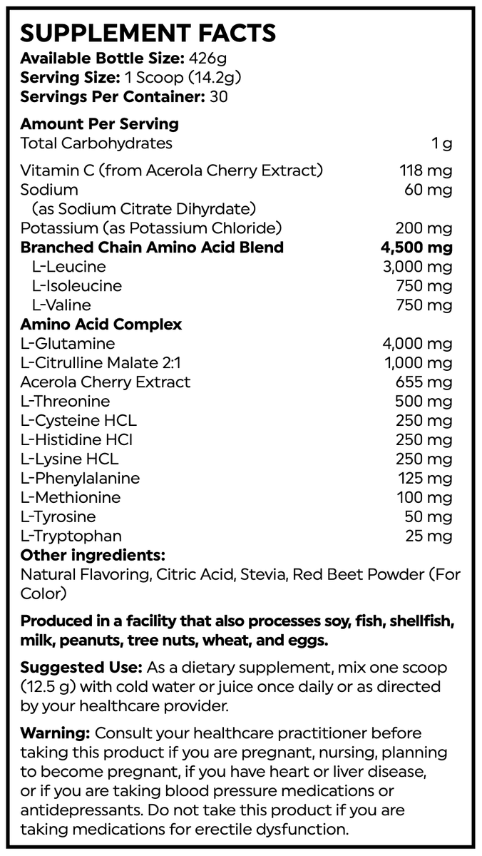 Frontier BCAA's - 30 Servings | Healthy Habits Living