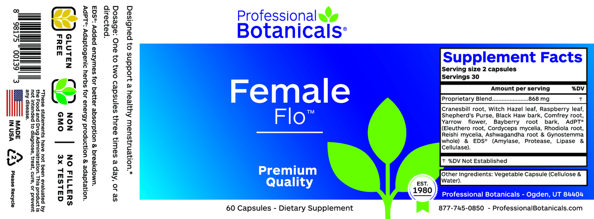 Female Flo™ - 60 Capsules – Healthy Habits Living