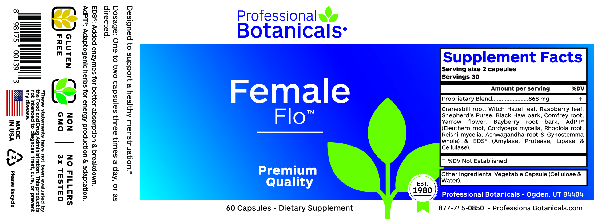 Female Flo™ - 60 Capsules – Healthy Habits Living