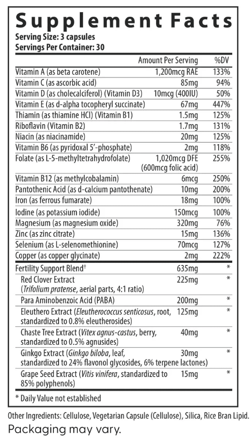 FertilAid® Multivitamin For Women Default Category Fairhaven Health