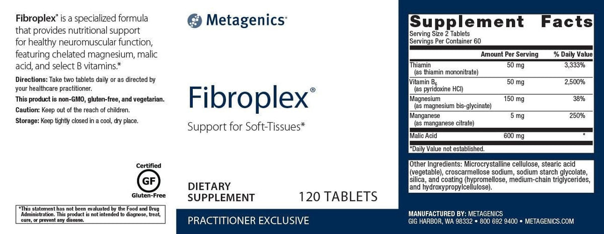 Fibroplex - 120 Tablets | Healthy Habits Living