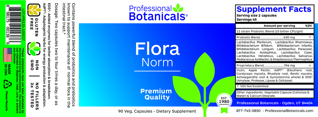 Flora Norm™ - 90 Capsules | Healthy Habits Living