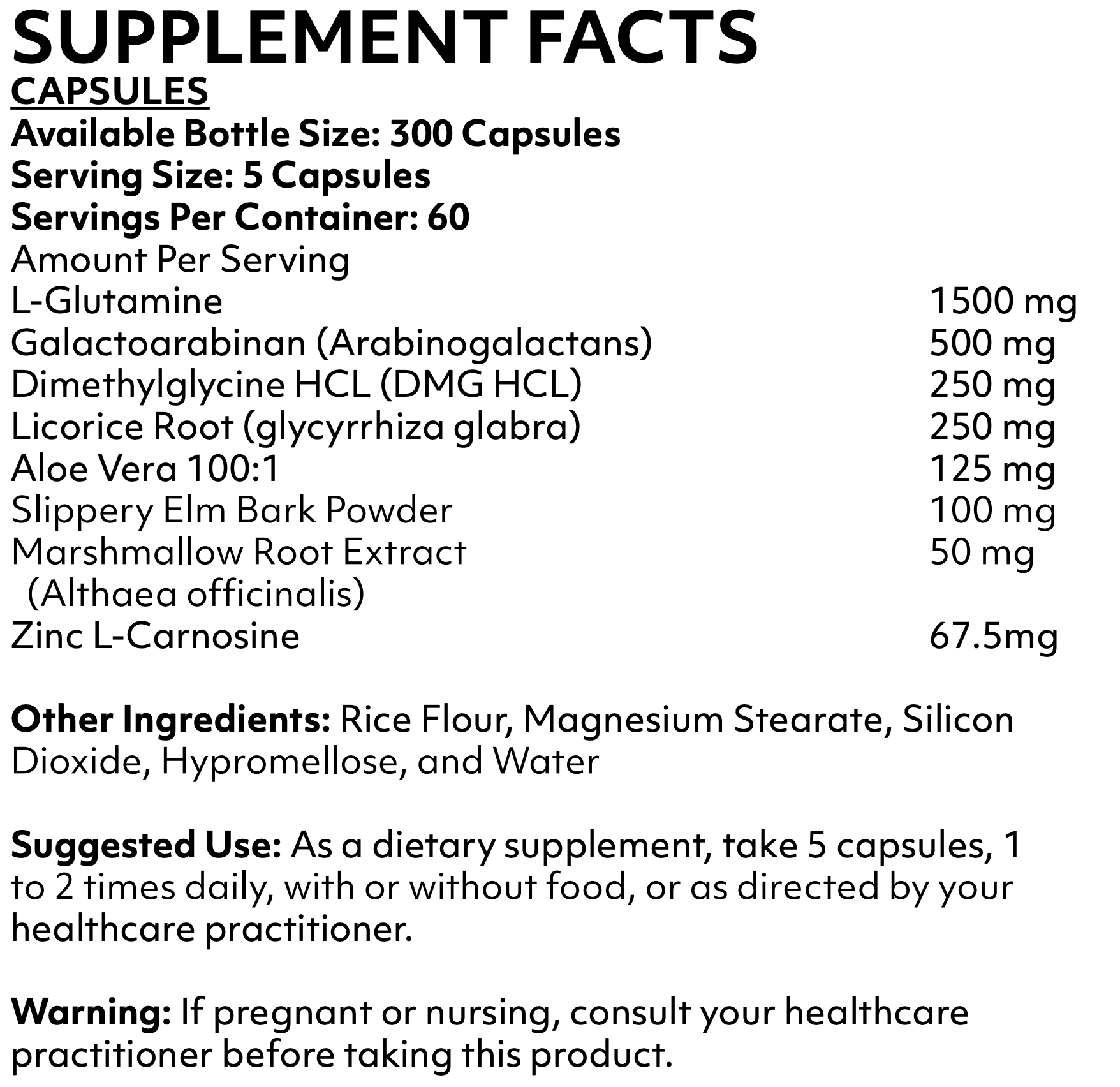 GI Complete Capsules - 300 Capsules | Healthy Habits Living