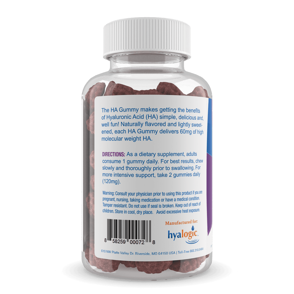 HA Gummy - 60 Gummies | Healthy Habits Living