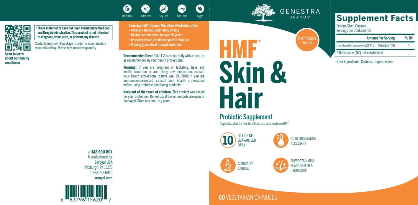 HMF™ Skin & Hair - 60 Capsules | Healthy Habits Living