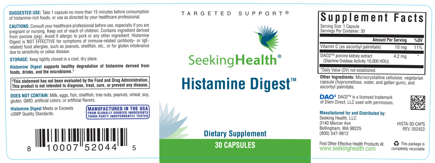 Histamine Digest | Healthy Habits Living