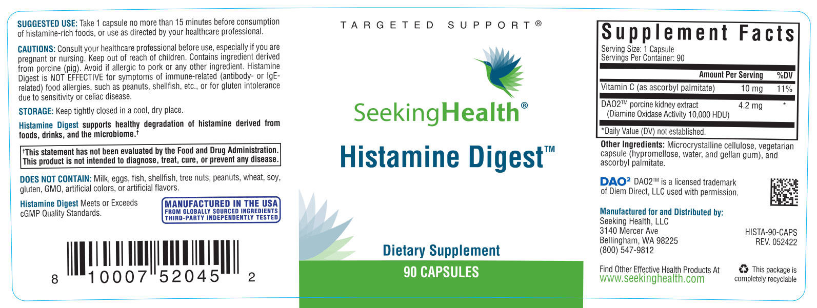 Histamine Digest | Healthy Habits Living