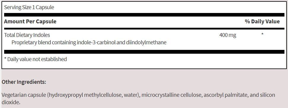 Indole Forté™ - 60 Capsules | Healthy Habits Living