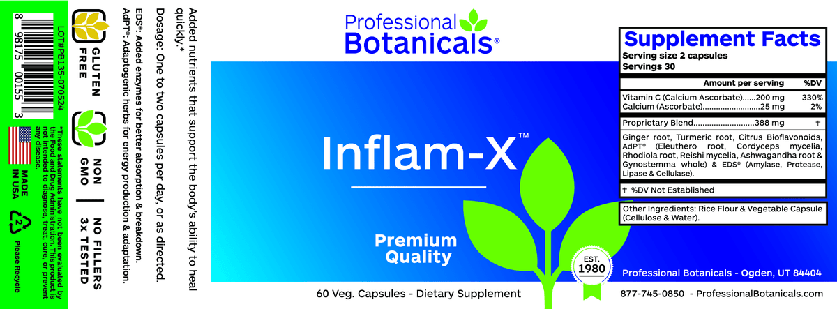Inflam-X™ - 60 Capsules – Healthy Habits Living