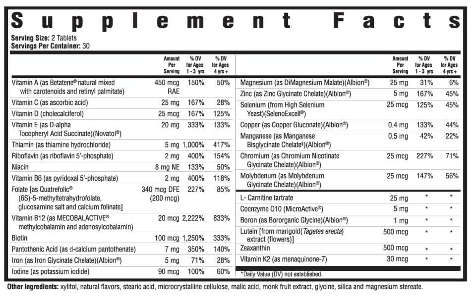 Kid's Multivitamin Chewable - 60 Chewable Tablets Default Category ...