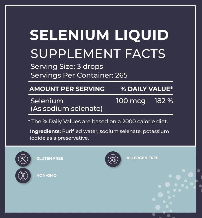 Liquid Selenium Supplement - 2 fl oz – Healthy Habits Living