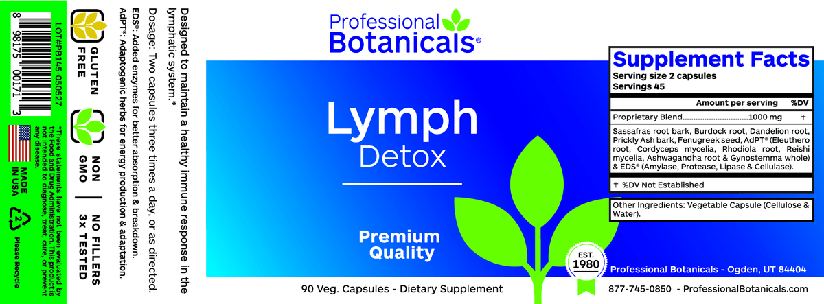 Lymph Detox™ - 90 Capsules – Healthy Habits Living