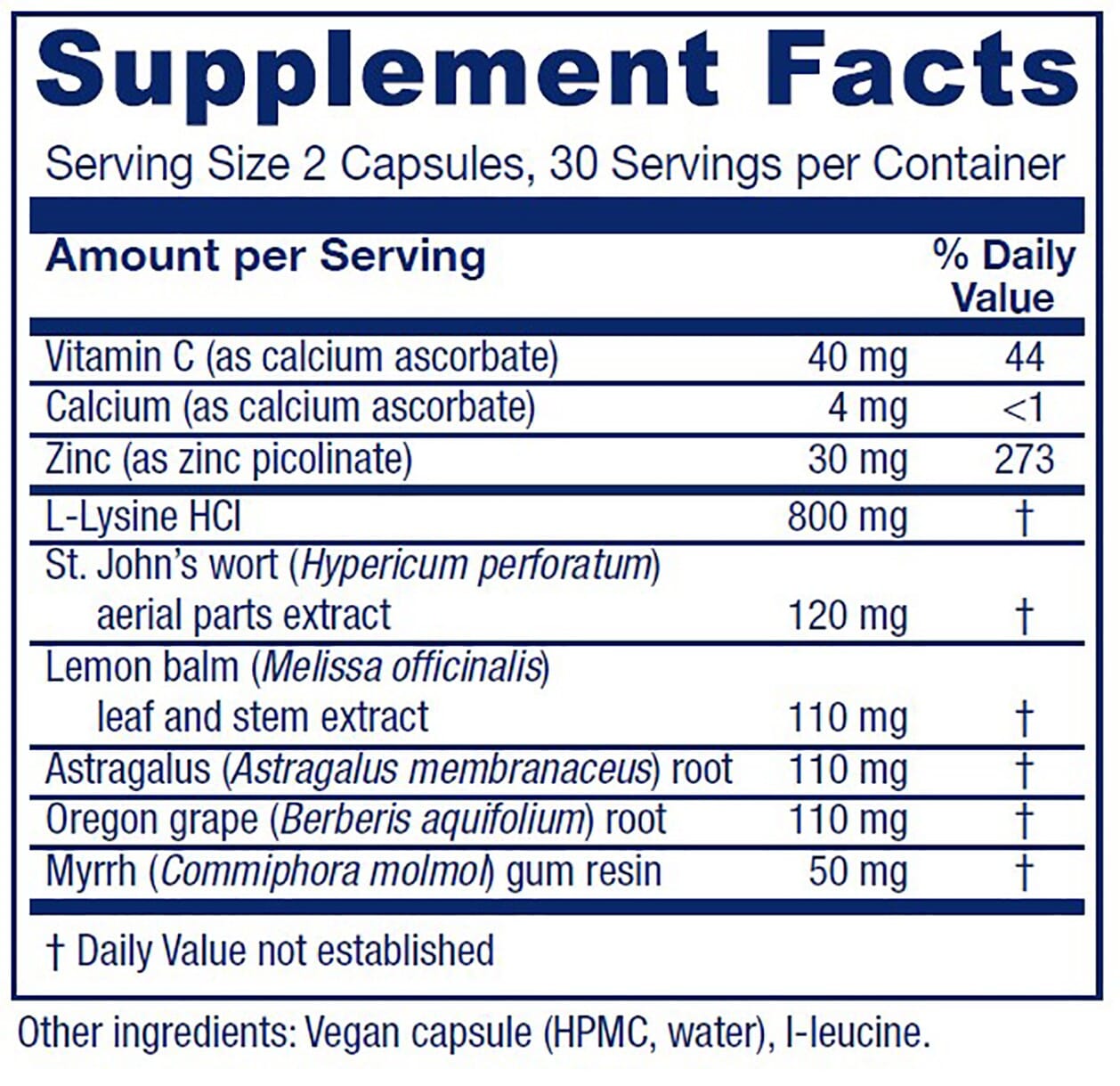 Lysine Extra™ - 60 Capsules – Healthy Habits Living