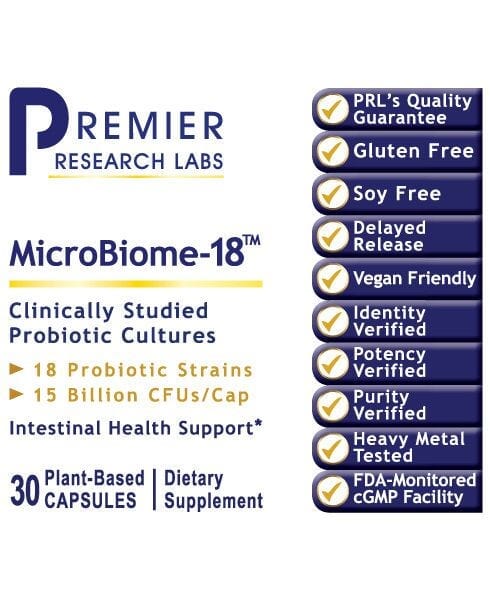 MicroBiome-18 - 30 Capsules – Healthy Habits Living