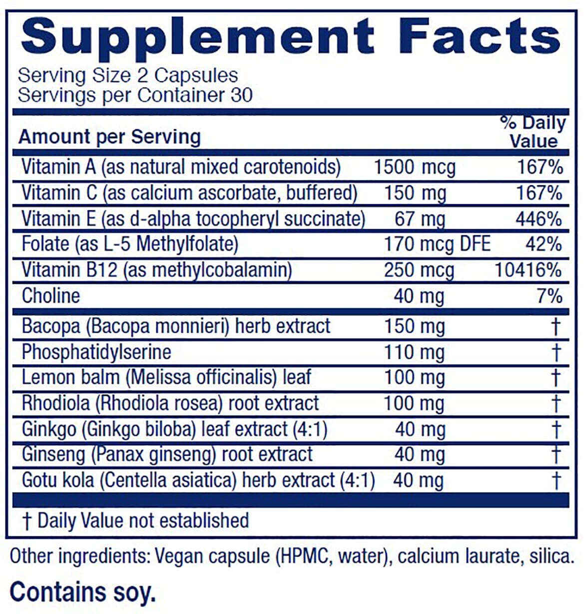 MindBlend™ - 60 Capsules Default Category Vitanica
