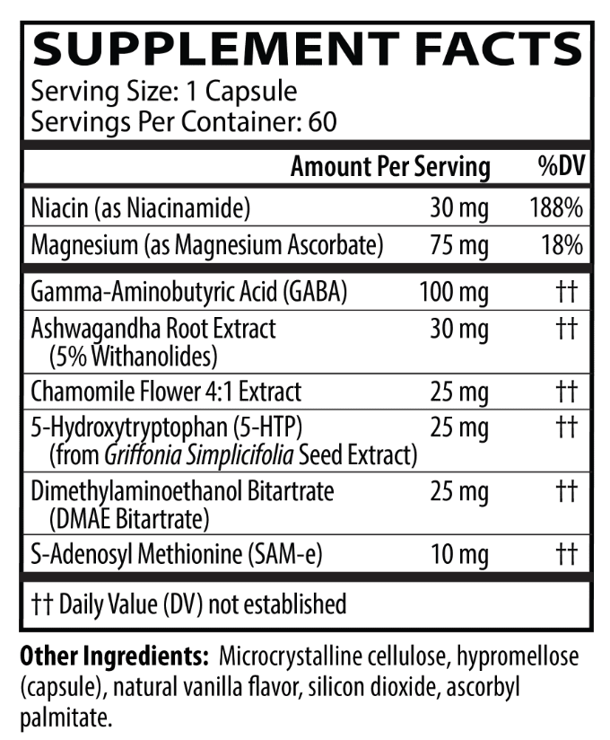 Mood Plus (formerly Blissful Mood) - 60 Capsules