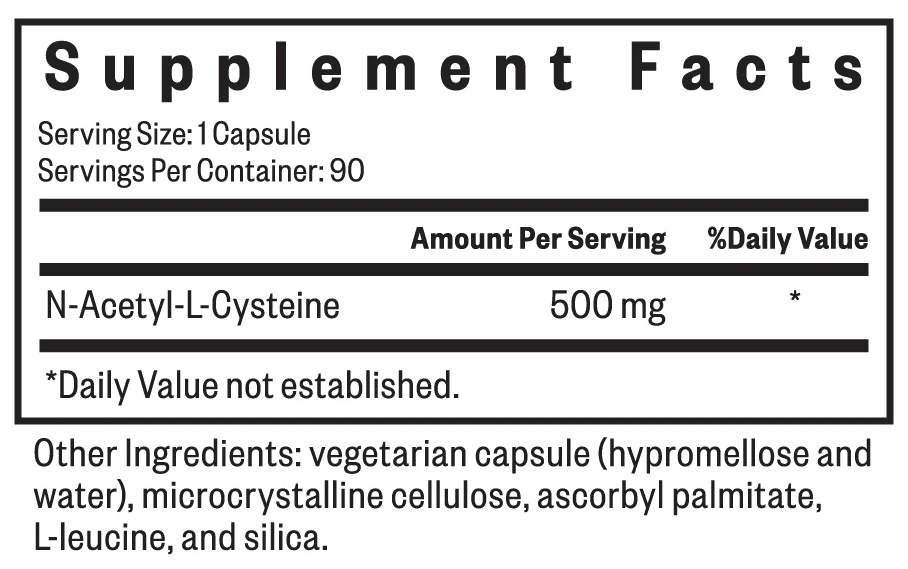 NAC - 90 Capsules Default Category Seeking Health