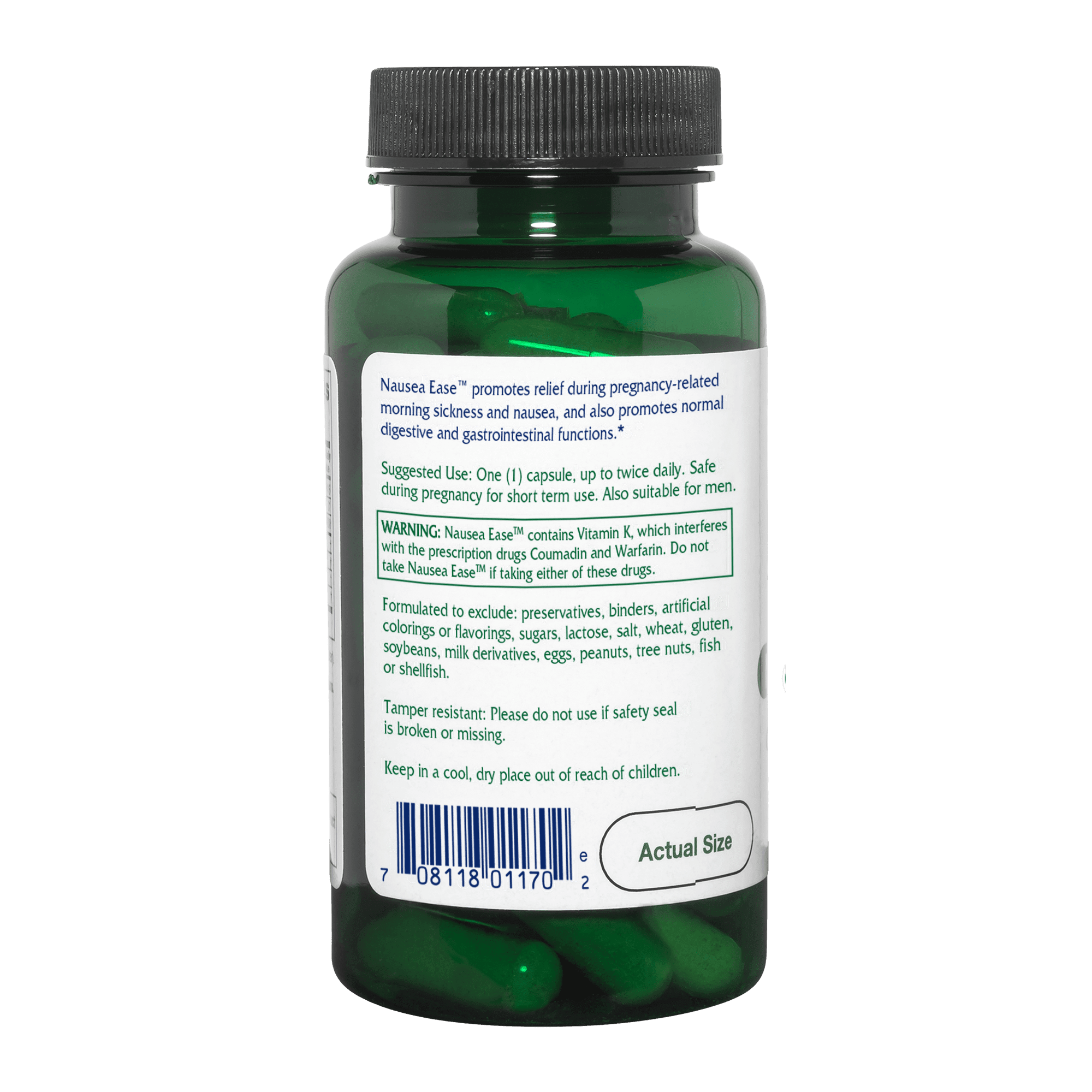 Nausea Ease™ - 60 Capsules – Healthy Habits Living