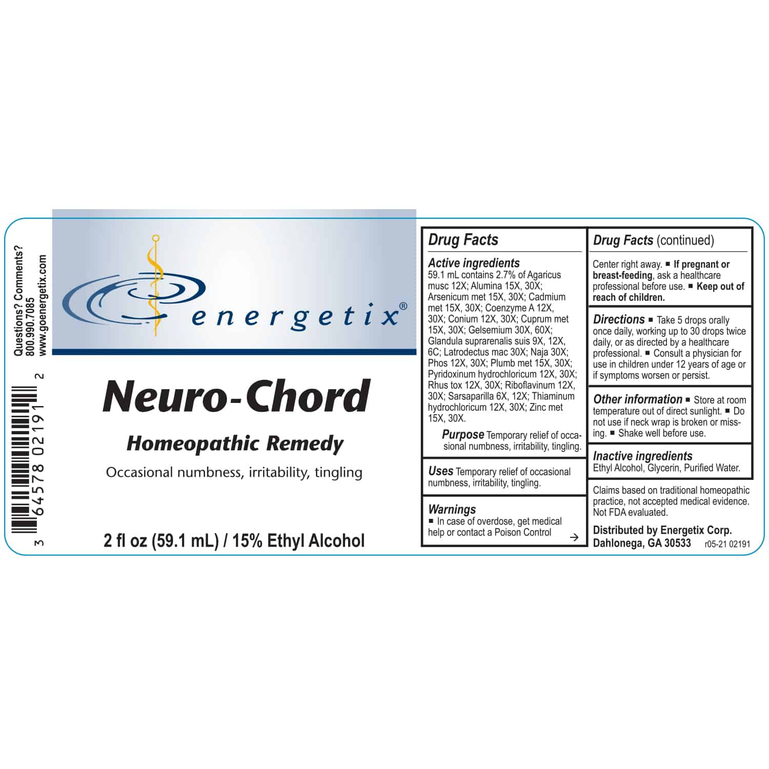Neuro-Chord - 2 fl oz – Healthy Habits Living