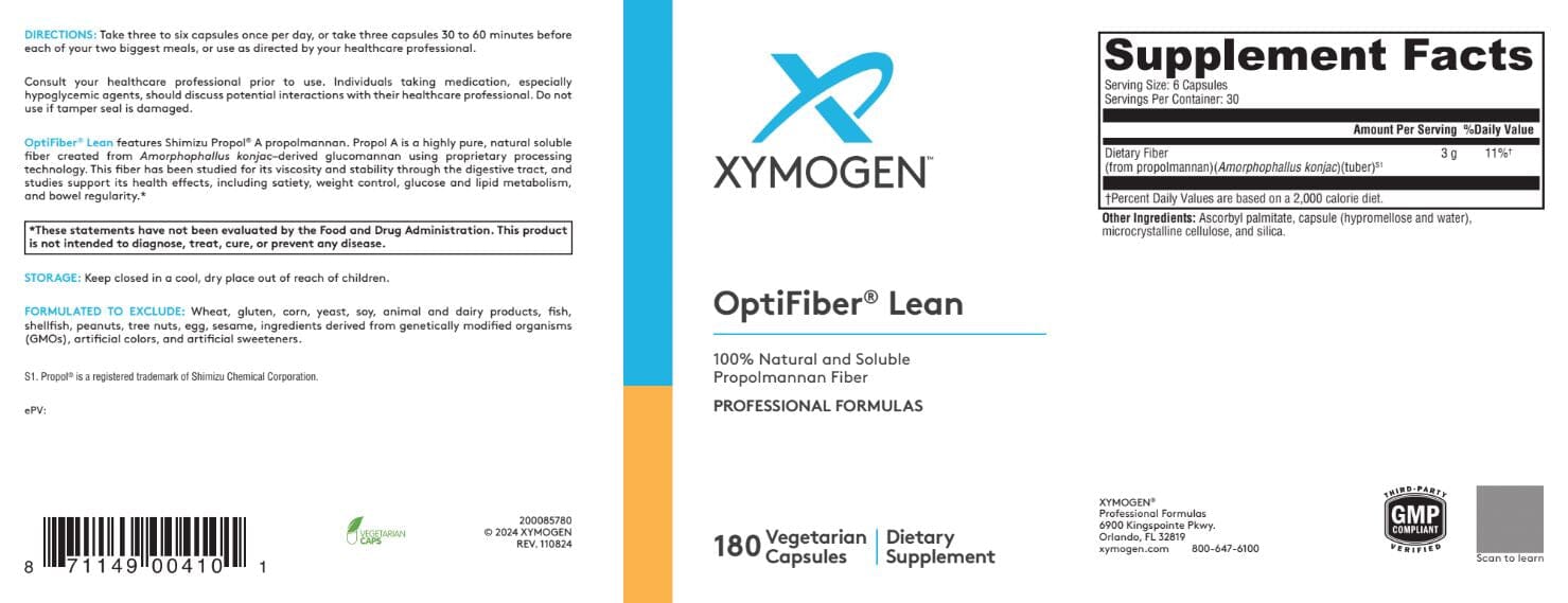 OptiFiber® Lean - 180 Capsules Default Category Xymogen