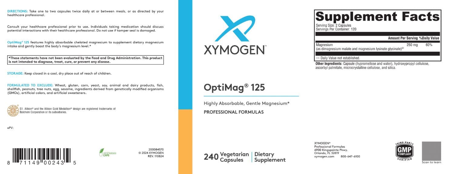 OptiMag® 125 Default Category Xymogen