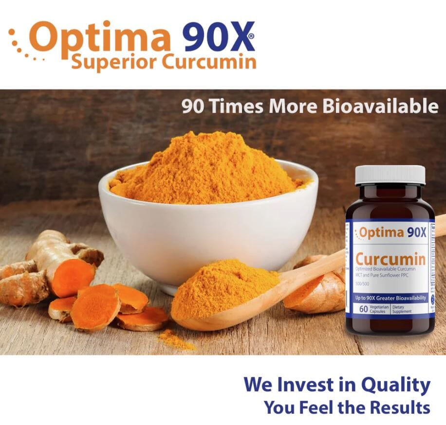 Optima 90X Curcumin - 60 Capsules | Healthy Habits Living