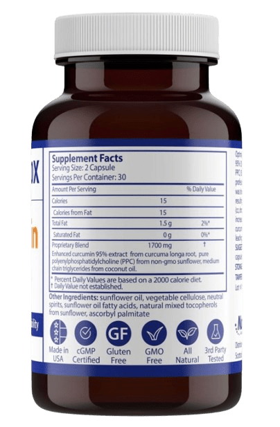 Optima 90X Curcumin - 60 Capsules | Healthy Habits Living