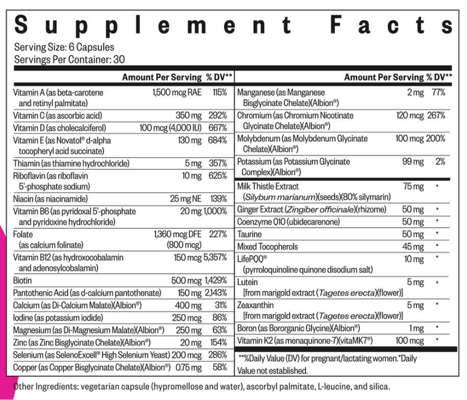 Optimal Prenatal MF - 180 Capsules Default Category Seeking Health